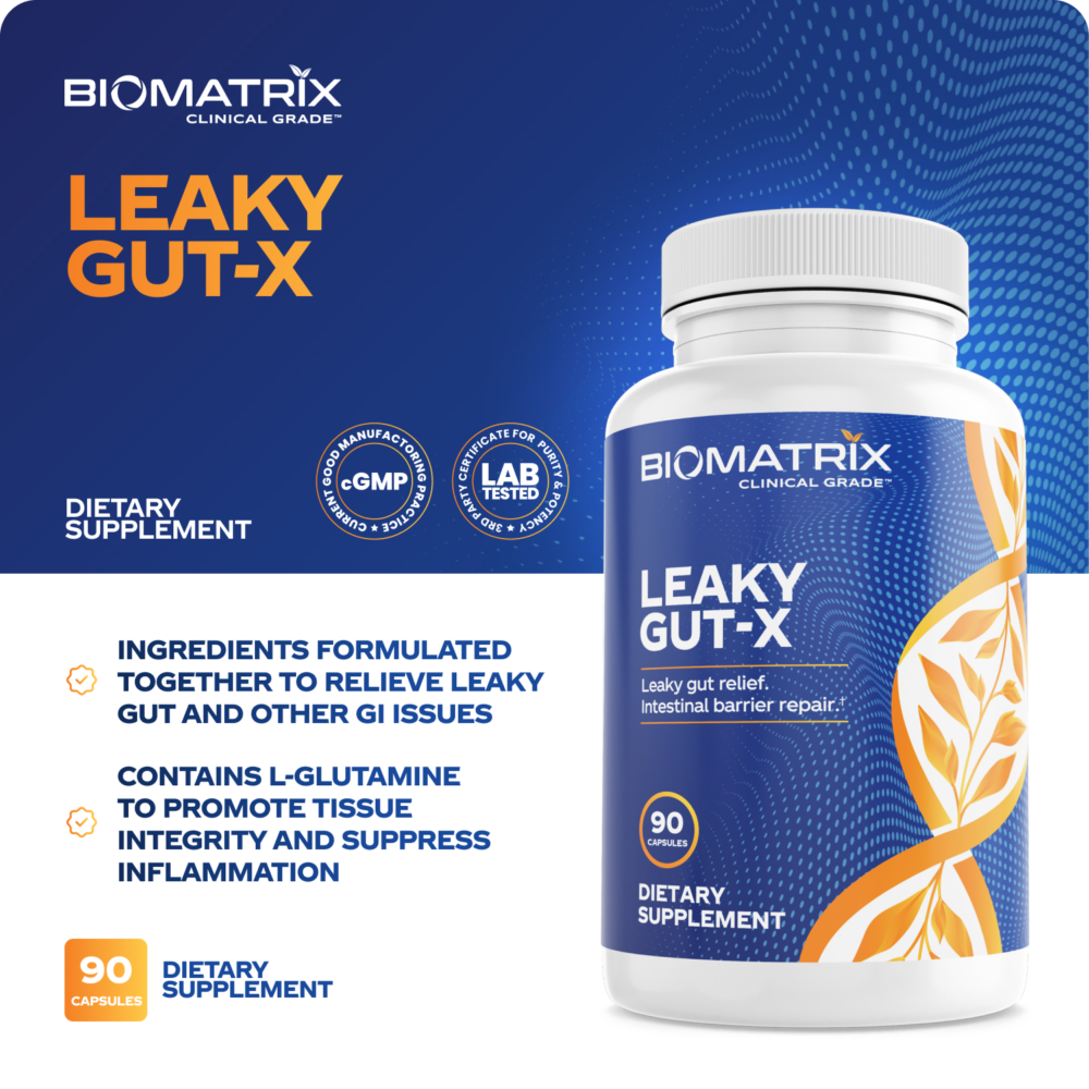 BioMatrix Leaky Gut-X - Intestinal Repair Supplement