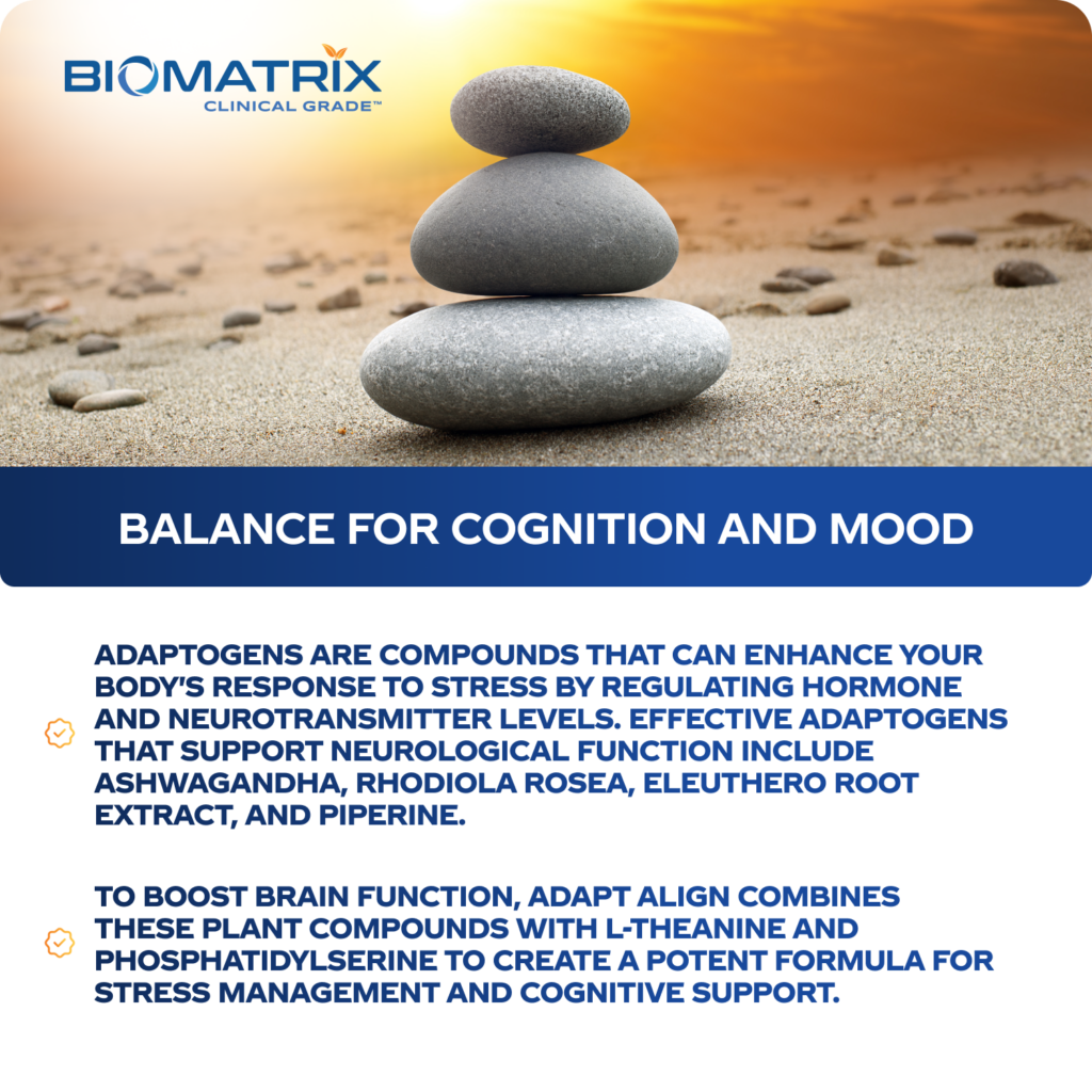 Adapt Align - Adaptogen Supplement for Mental Energy and Focus - BioMatrix Dietary Supplements